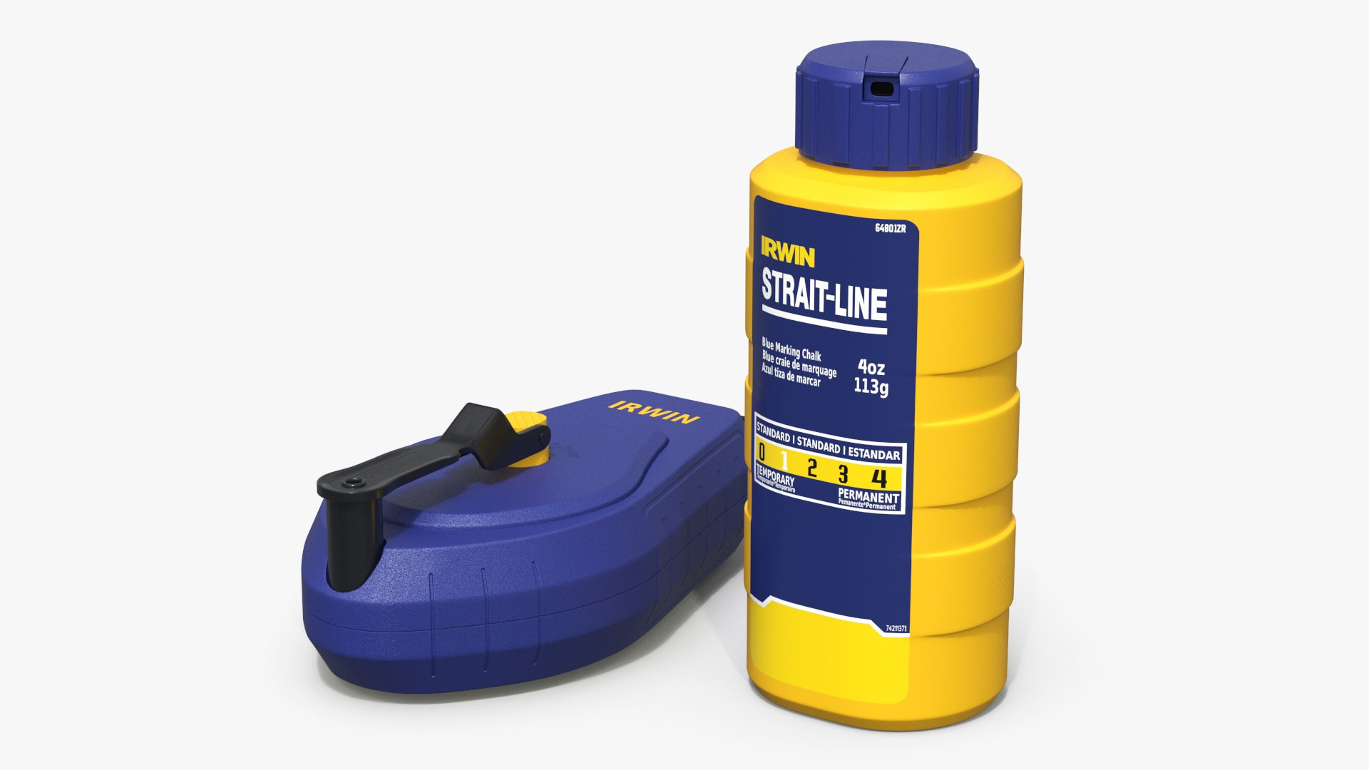 IRWIN Chalk Line Reel With Refill Bottle 3D - TurboSquid 2476273