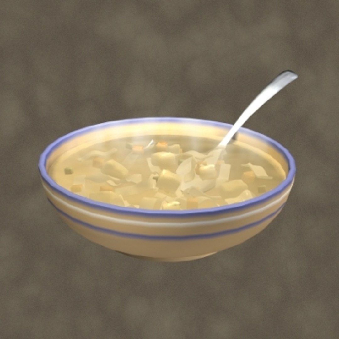 3d Model Chicken Soup Zipped