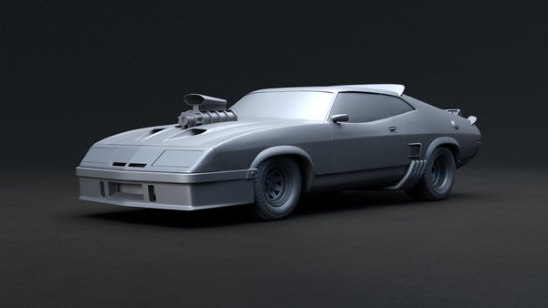 Ford Falcon Interceptor model - TurboSquid 1887998