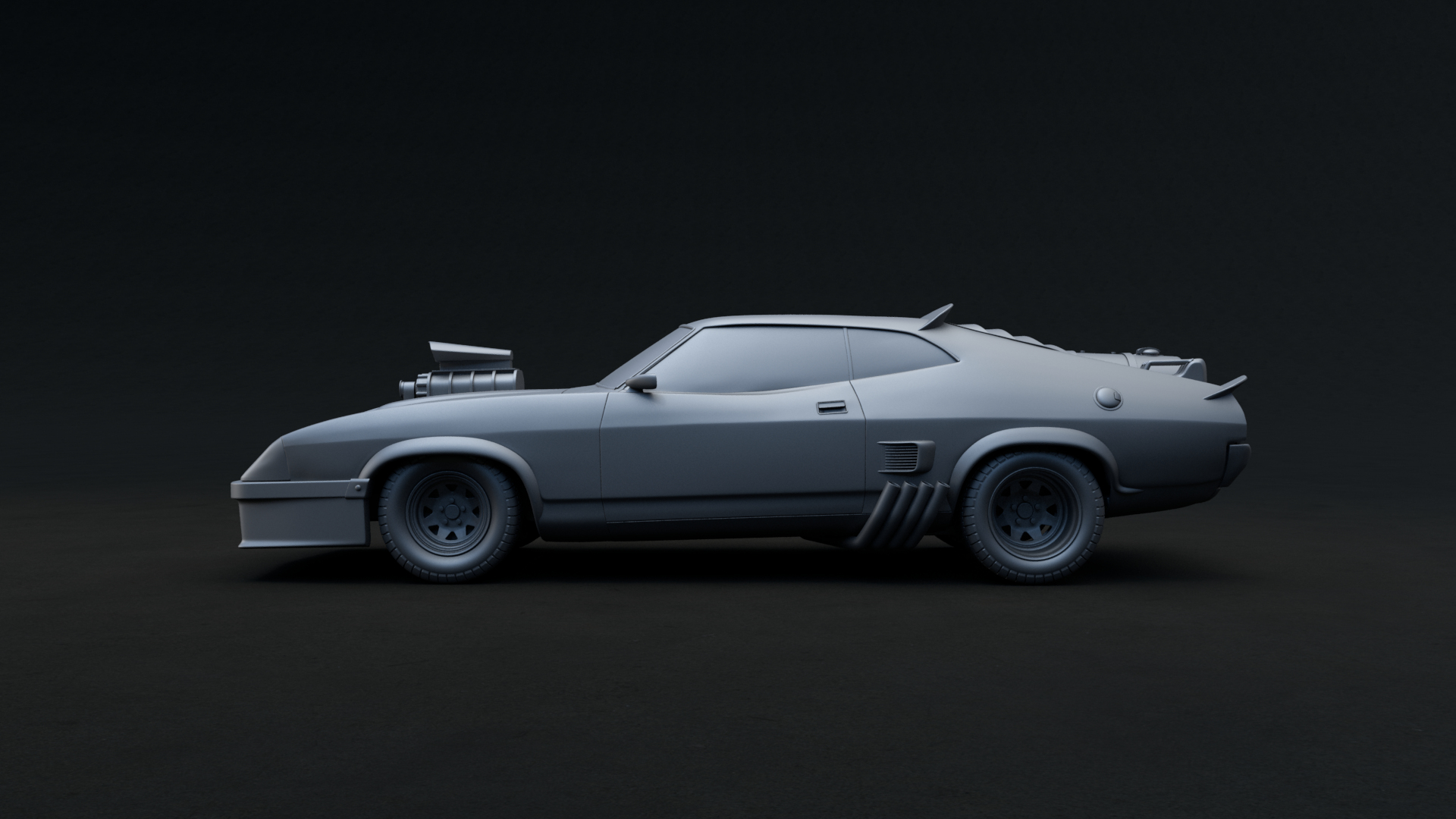 Ford Falcon Interceptor model - TurboSquid 1887998