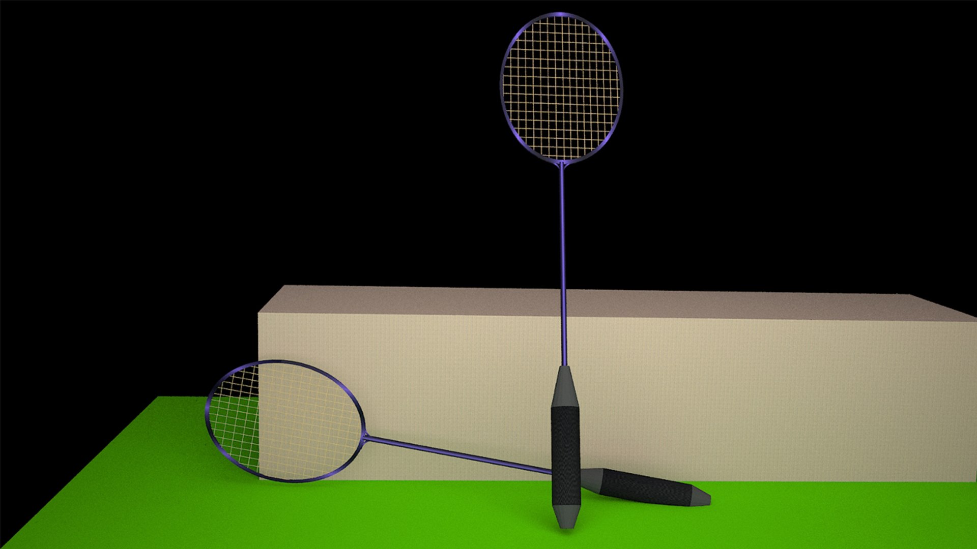 Badminton racket 3D - TurboSquid 1220306