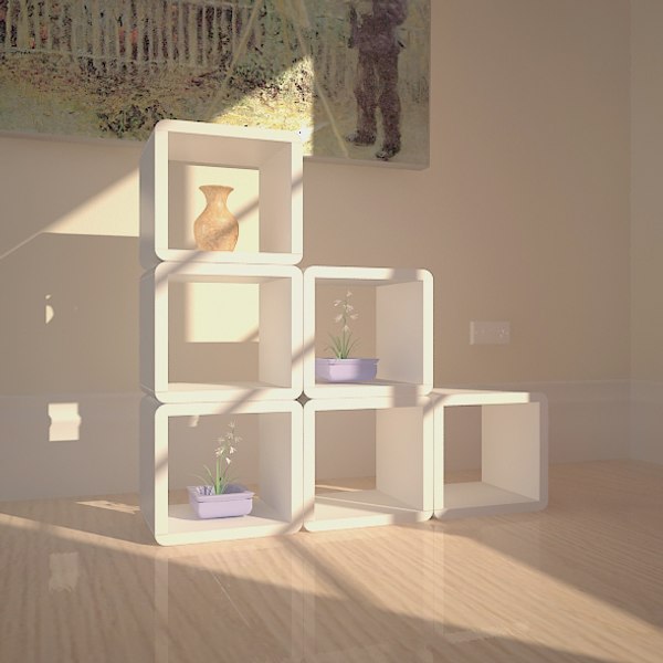 piece box storage 3d max