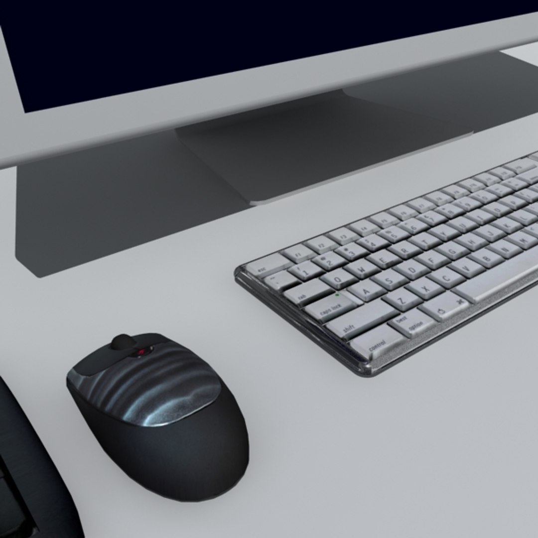 computer monitors keyboards 3ds