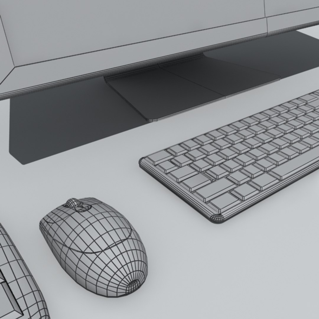 computer monitors keyboards 3ds
