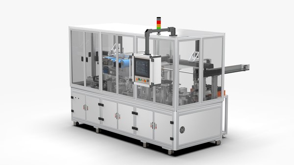modelo 3d Automatic Battery Tray Loading and Unloading Coating Machine ...