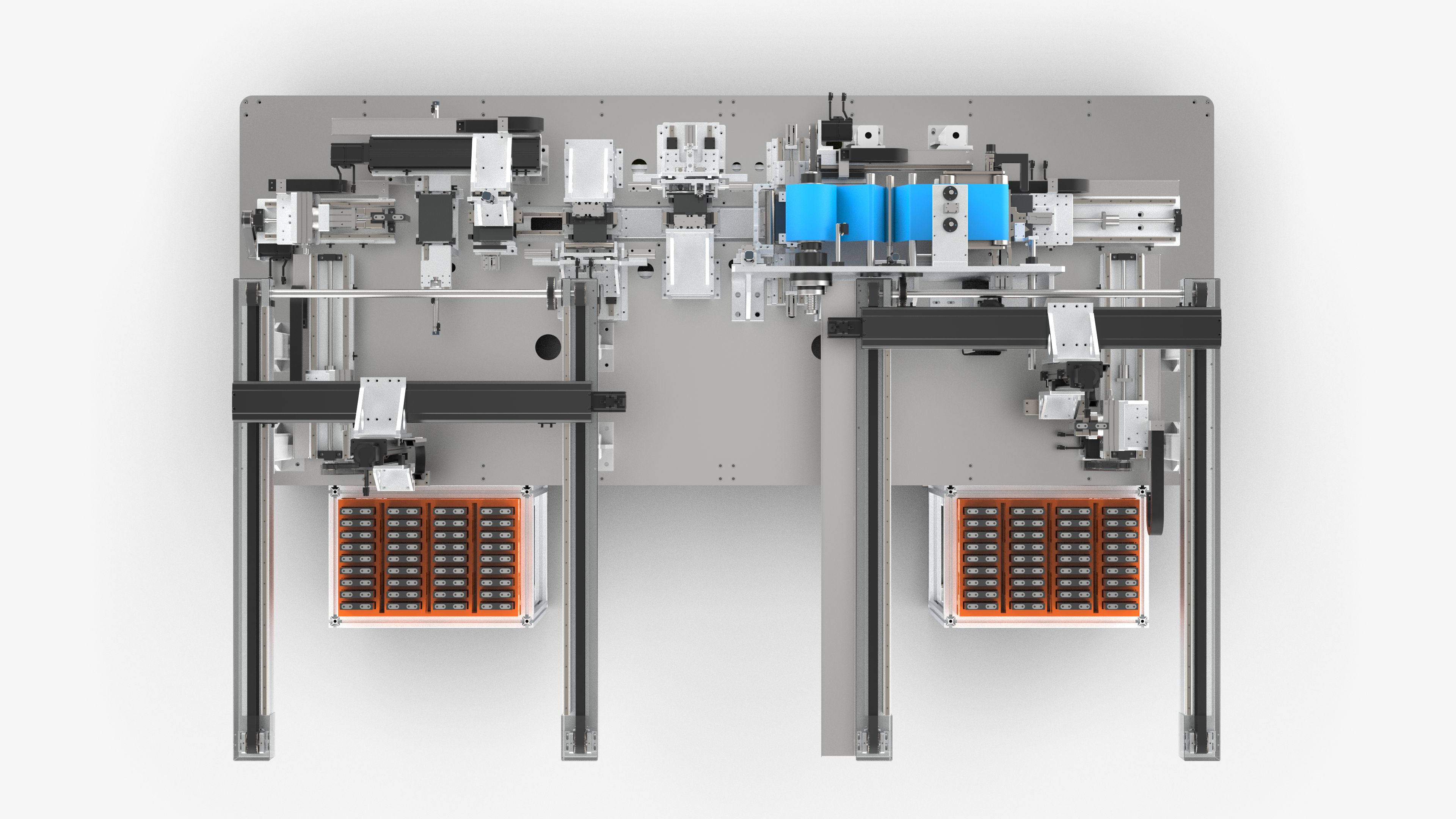 Automatic Battery Tray Loading and Unloading Coating Machine 3D 모델 ...