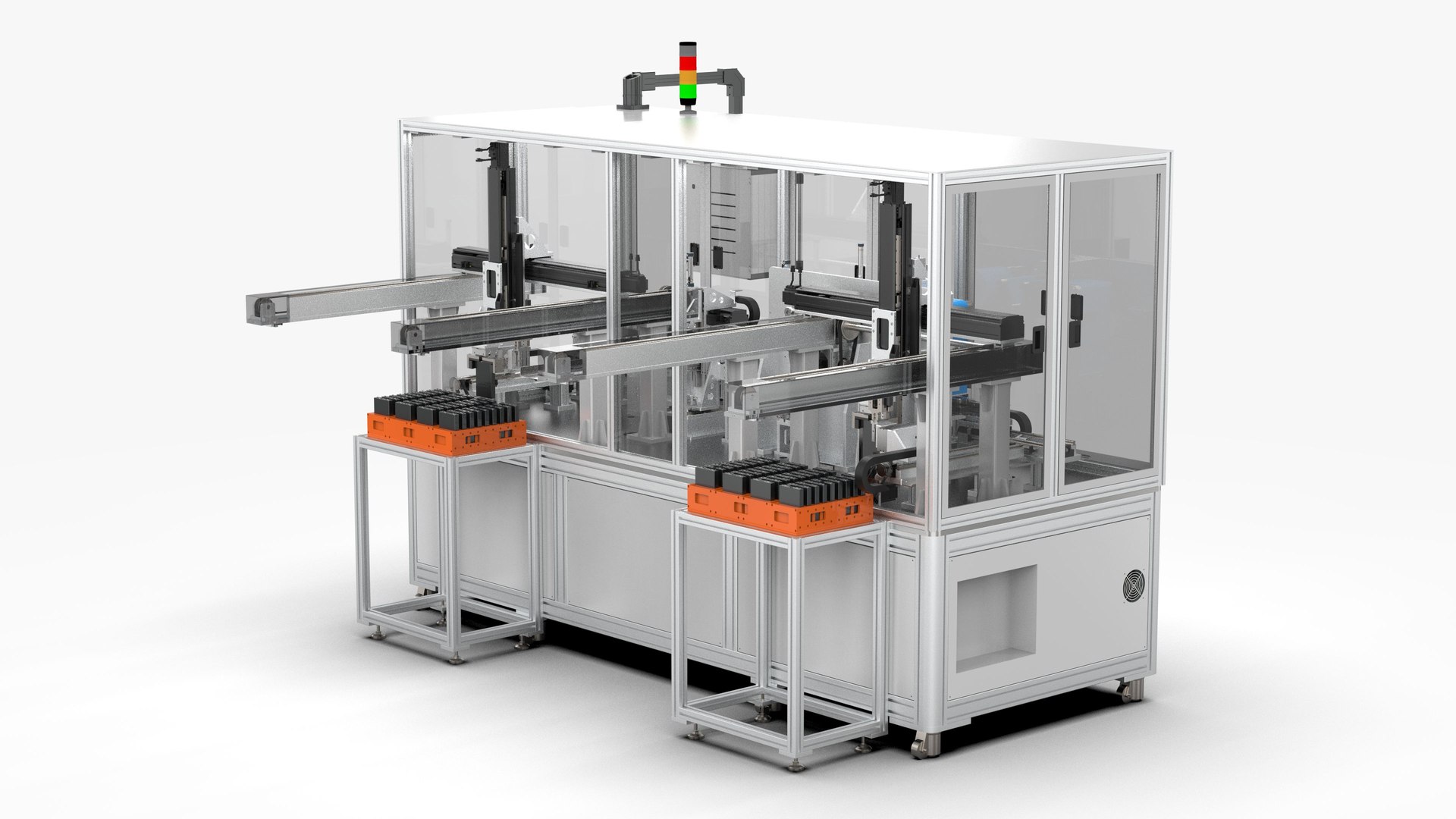 3D Automatic Battery Tray Loading And Unloading Coating Machine - TurboSquid 2015619