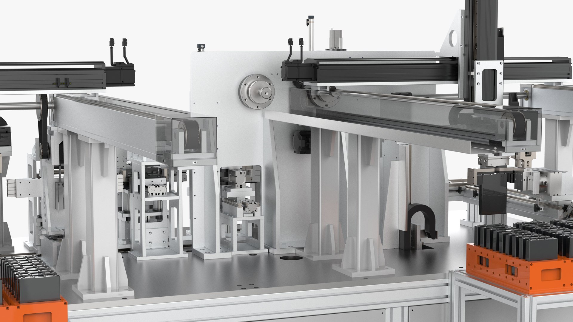 3D Automatic Battery Tray Loading And Unloading Coating Machine ...