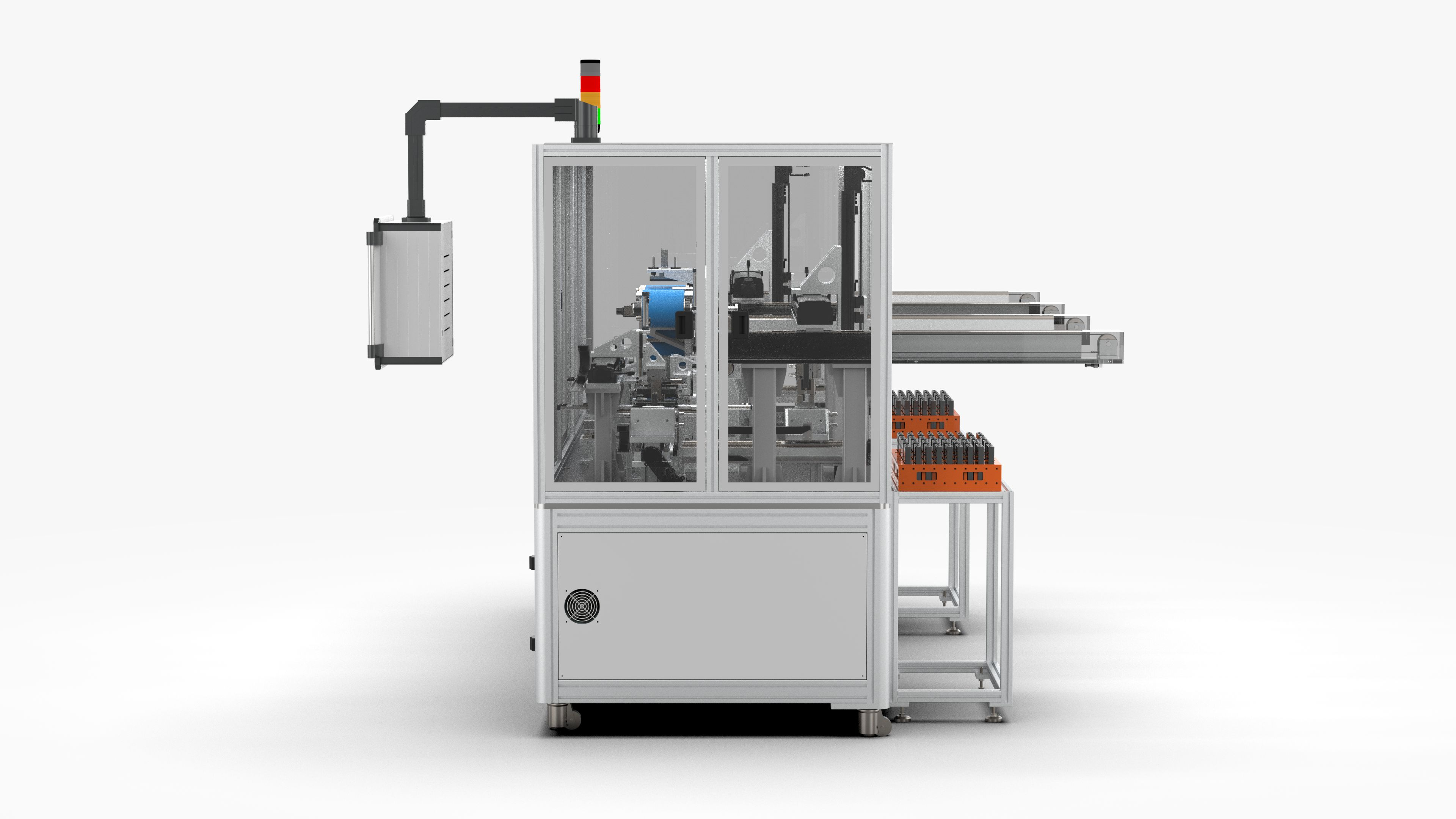 Automatic Battery Tray Loading and Unloading Coating Machine 3D 모델 ...