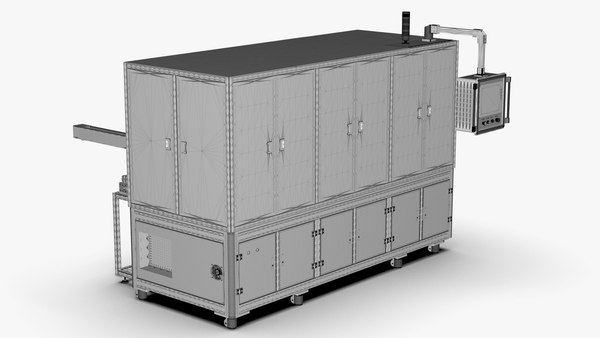 Automatic Battery Tray Loading and Unloading Coating Machine 3D 모델 ...