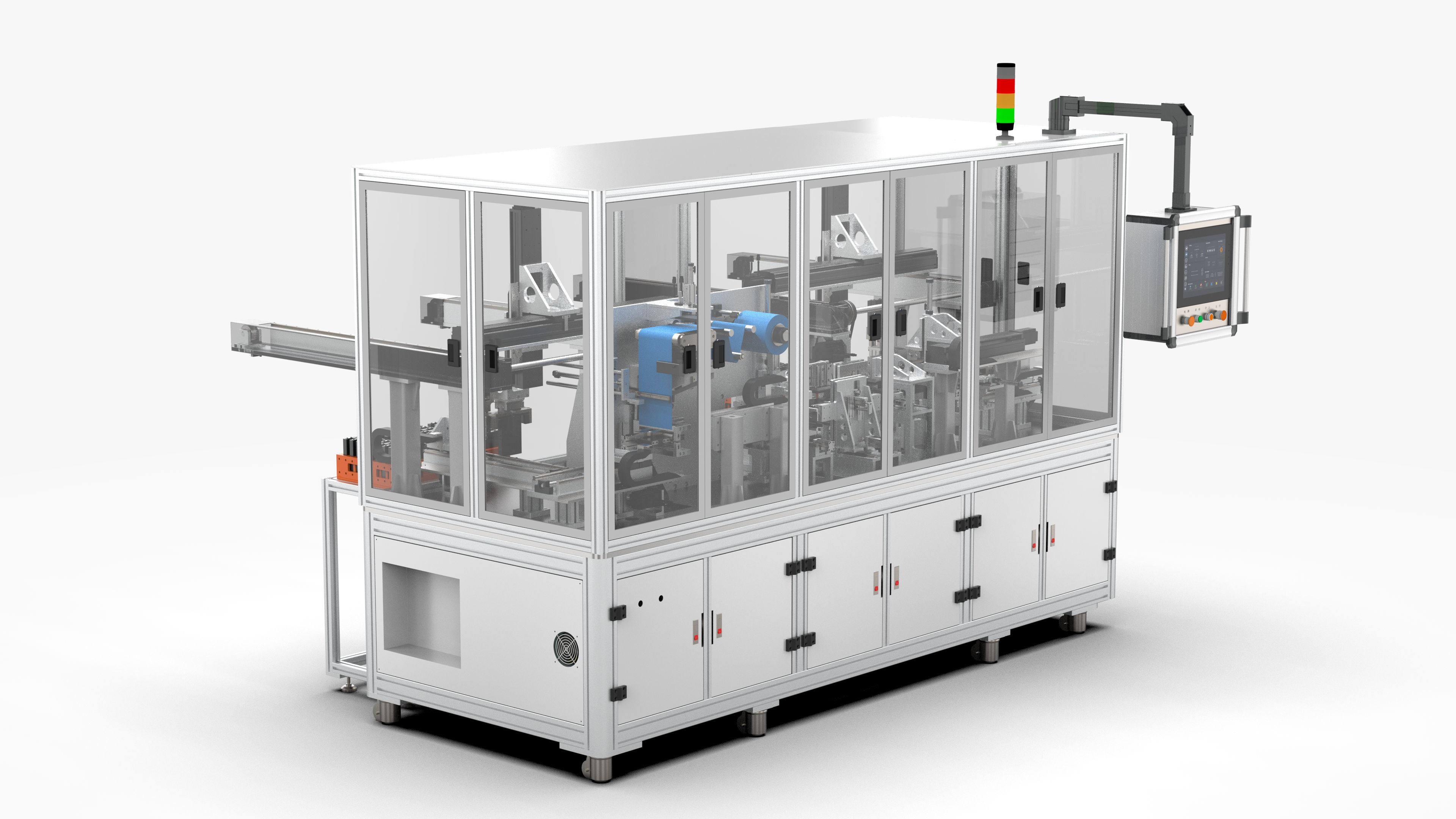 Automatic Battery Tray Loading and Unloading Coating Machine 3D 모델 ...