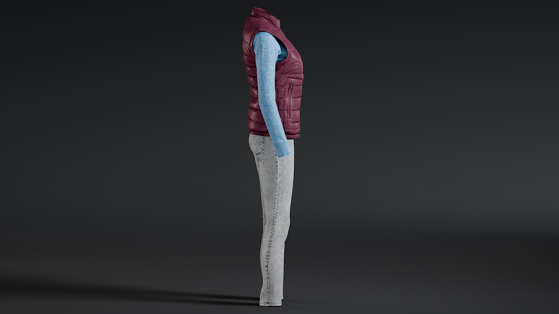 3D realistic women s jeans - TurboSquid 1522898