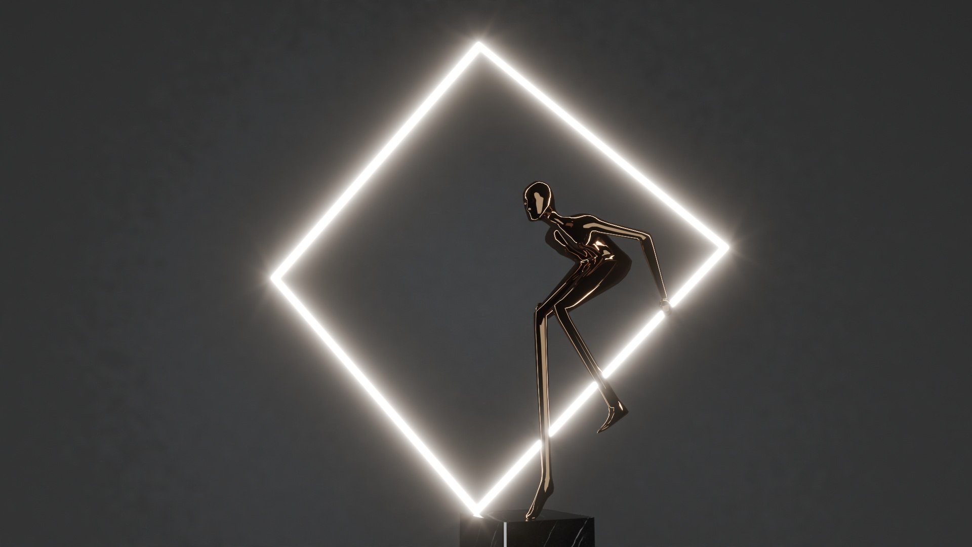 3D Male Sculpture Light - TurboSquid 1937363