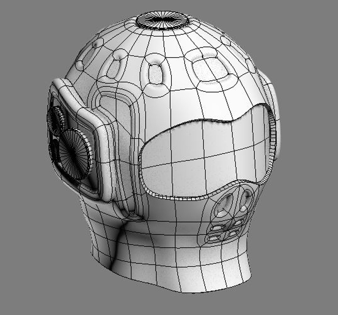 3d helmet model