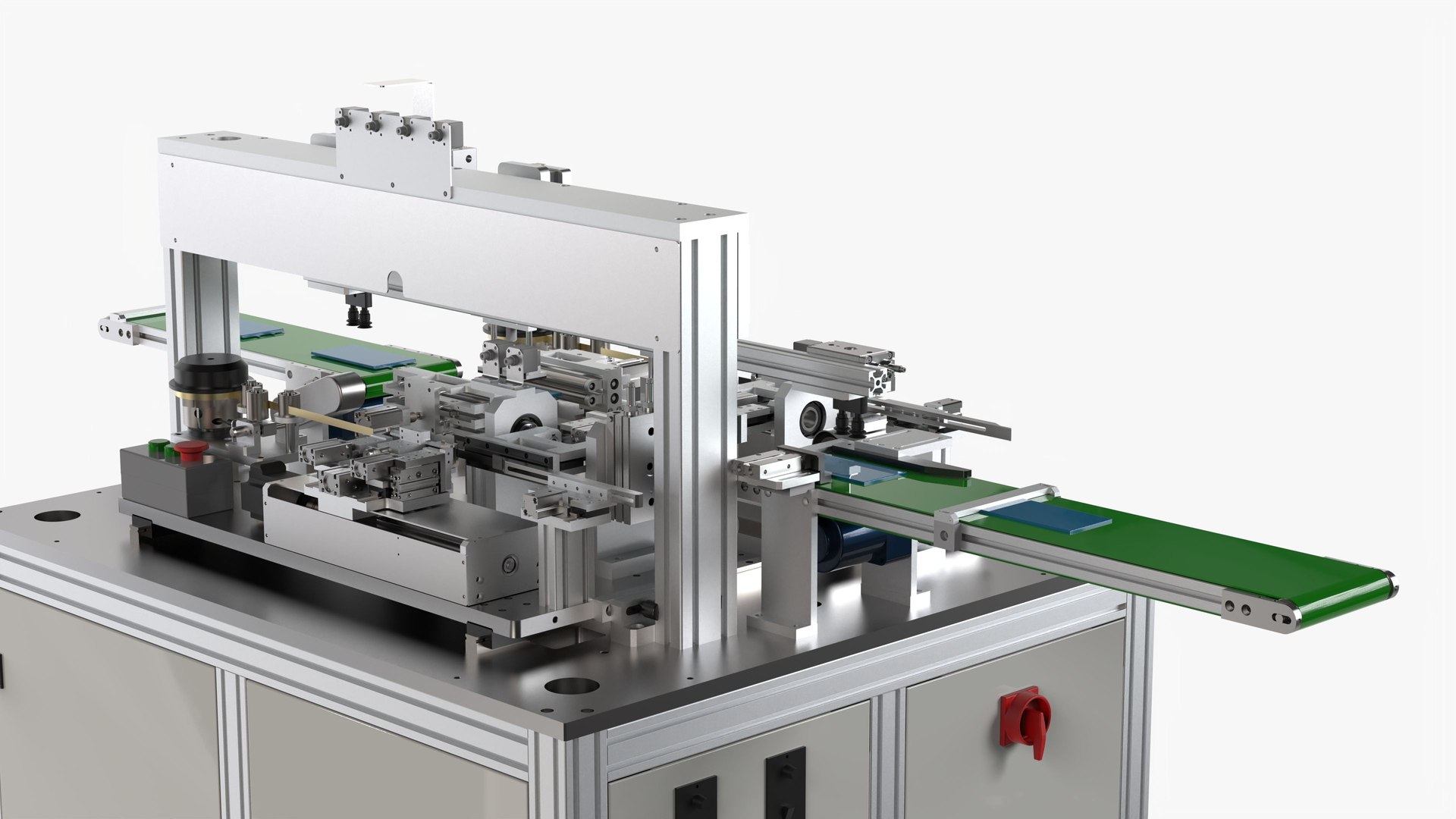 3D Model Automatic Lithium Battery Adhesive Tape Machine - TurboSquid ...