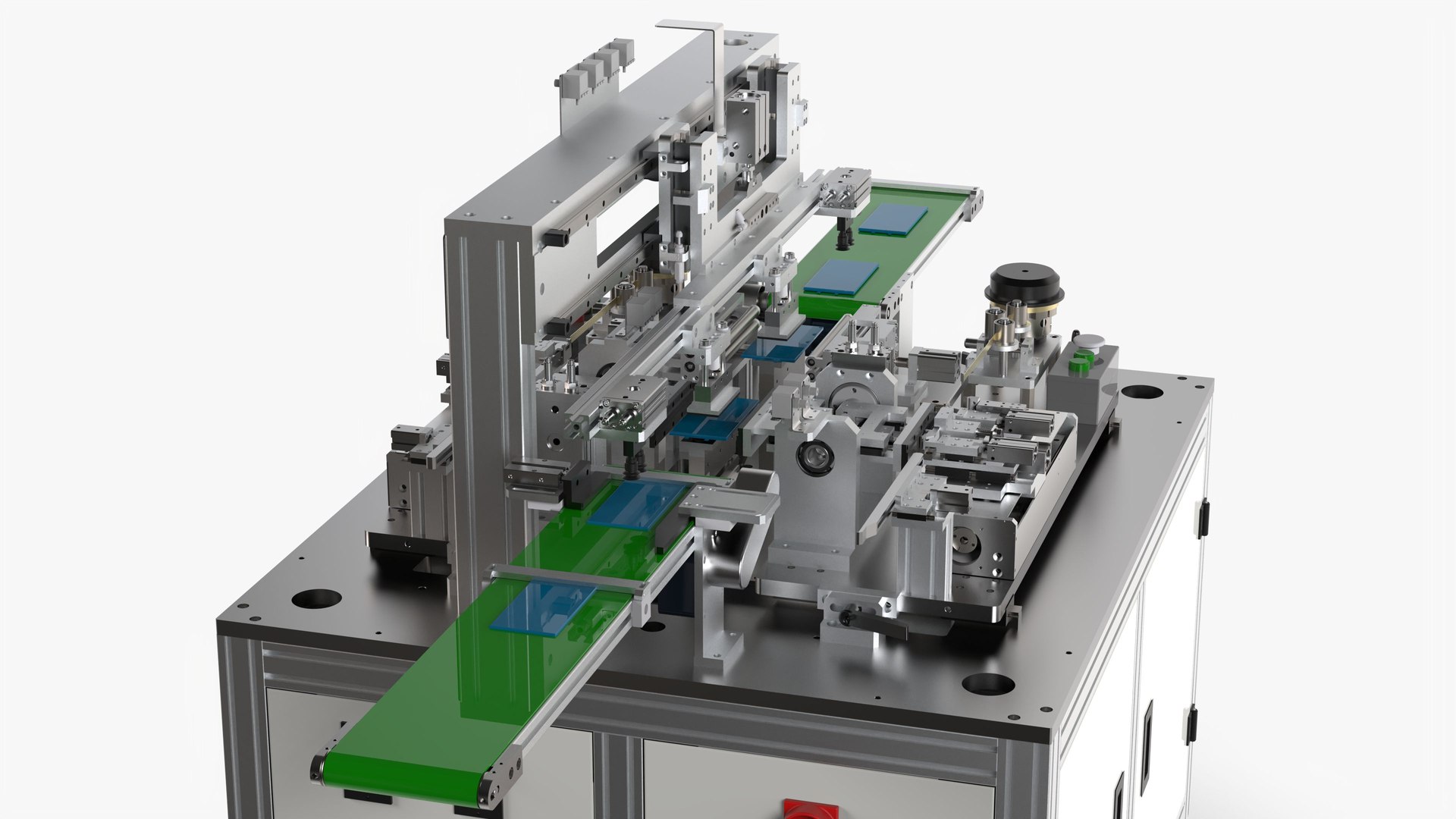 3D Model Automatic Lithium Battery Adhesive Tape Machine - TurboSquid ...