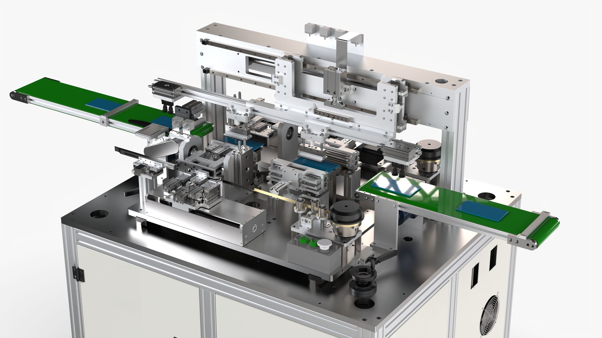3D Model Automatic Lithium Battery Adhesive Tape Machine - TurboSquid ...