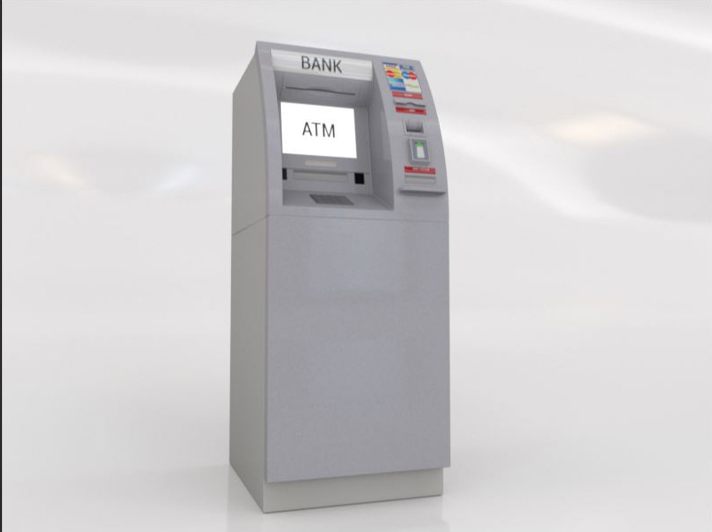 3D Model Atm Terminal - TurboSquid 1331668