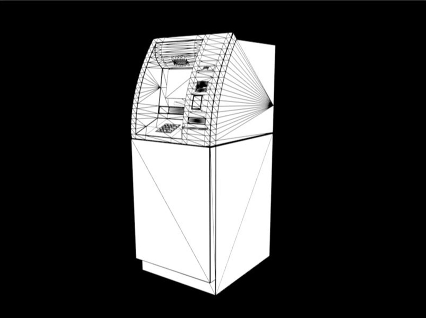 3D Model Atm Terminal - TurboSquid 1331668