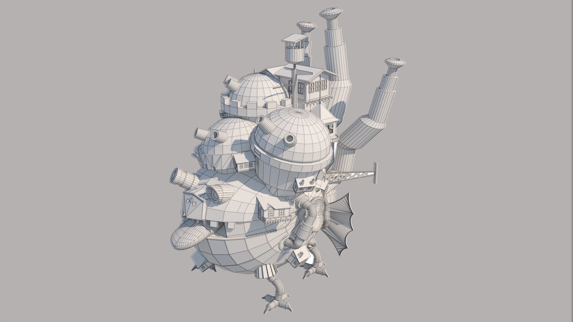 3D P005 HOWLS MOVING CASTLE Model - TurboSquid 2051349