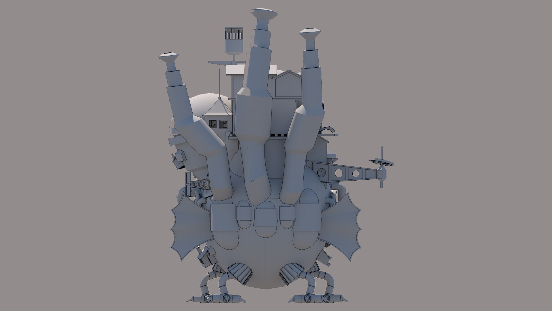 3D P005 HOWLS MOVING CASTLE Model - TurboSquid 2051349