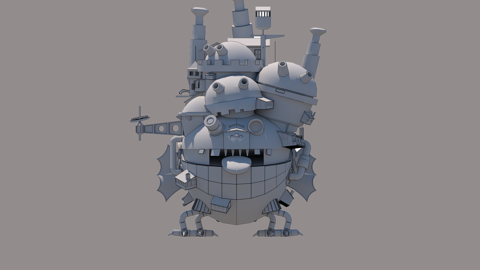 3D P005 HOWLS MOVING CASTLE Model - TurboSquid 2051349