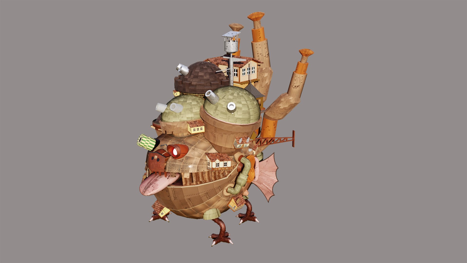 3D P005 HOWLS MOVING CASTLE Model - TurboSquid 2051349