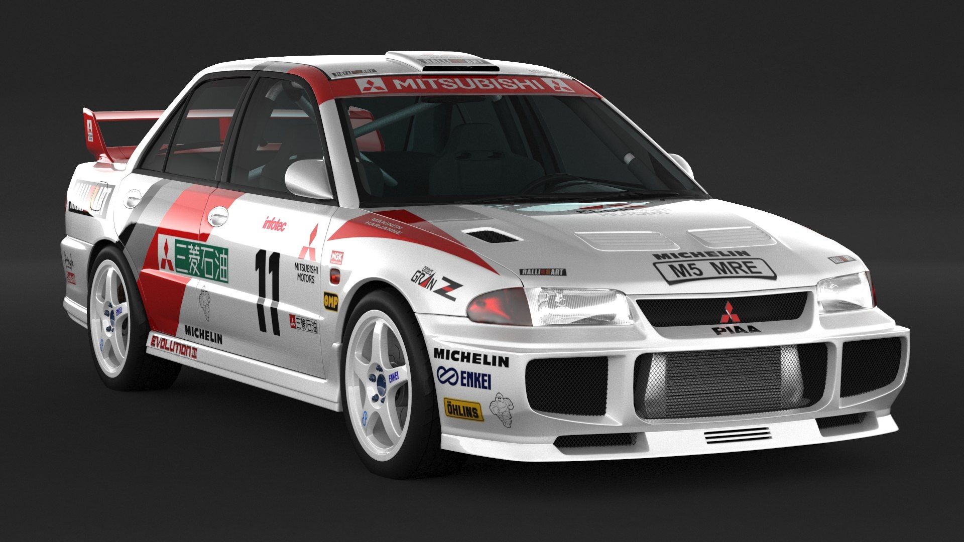 3D Mitsubishi Evolution Evo Model - TurboSquid 1283555