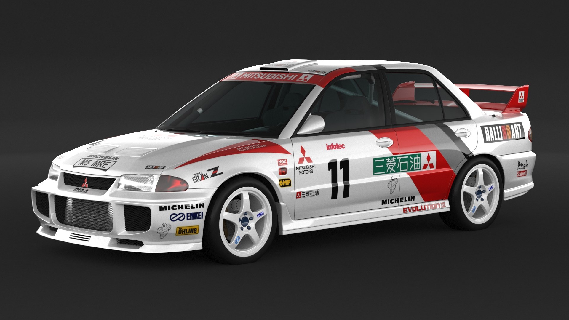 3D Mitsubishi Evolution Evo Model - TurboSquid 1283555