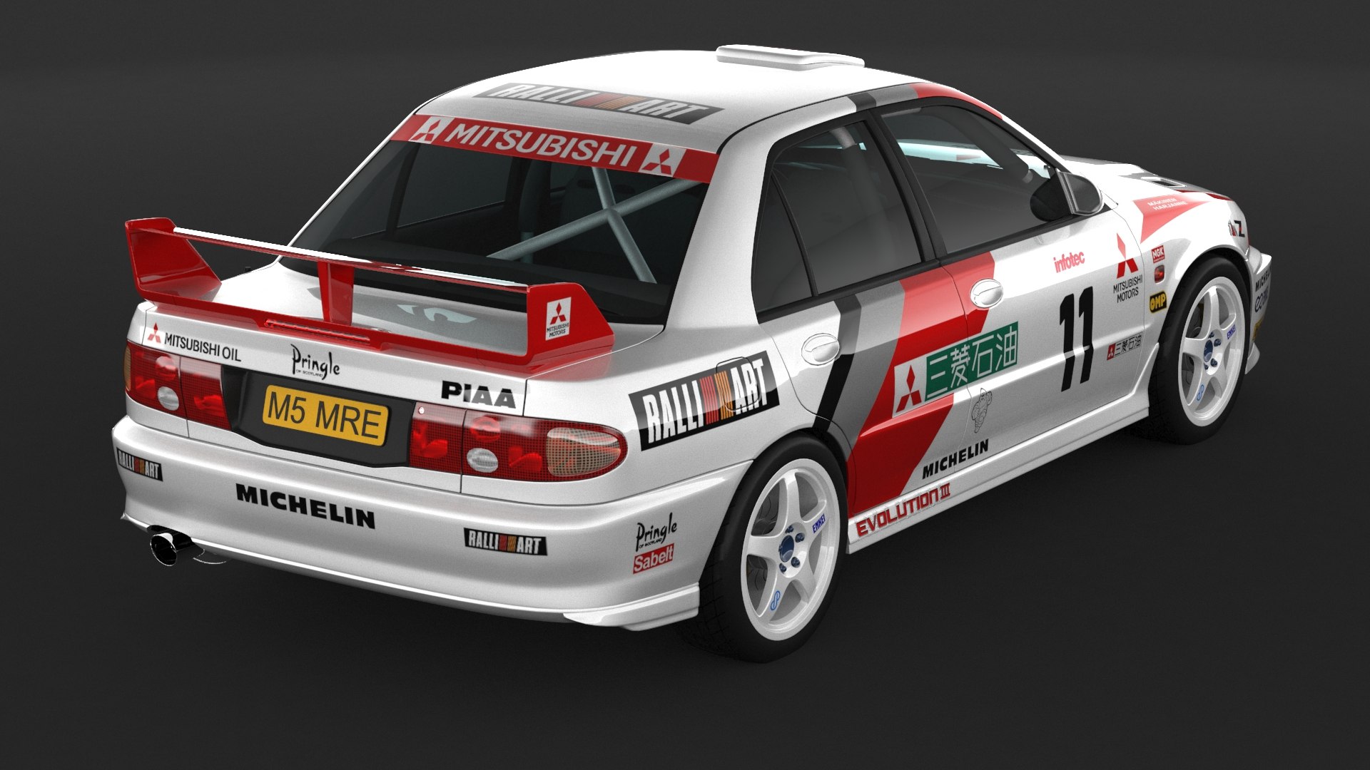 3D Mitsubishi Evolution Evo Model - TurboSquid 1283555