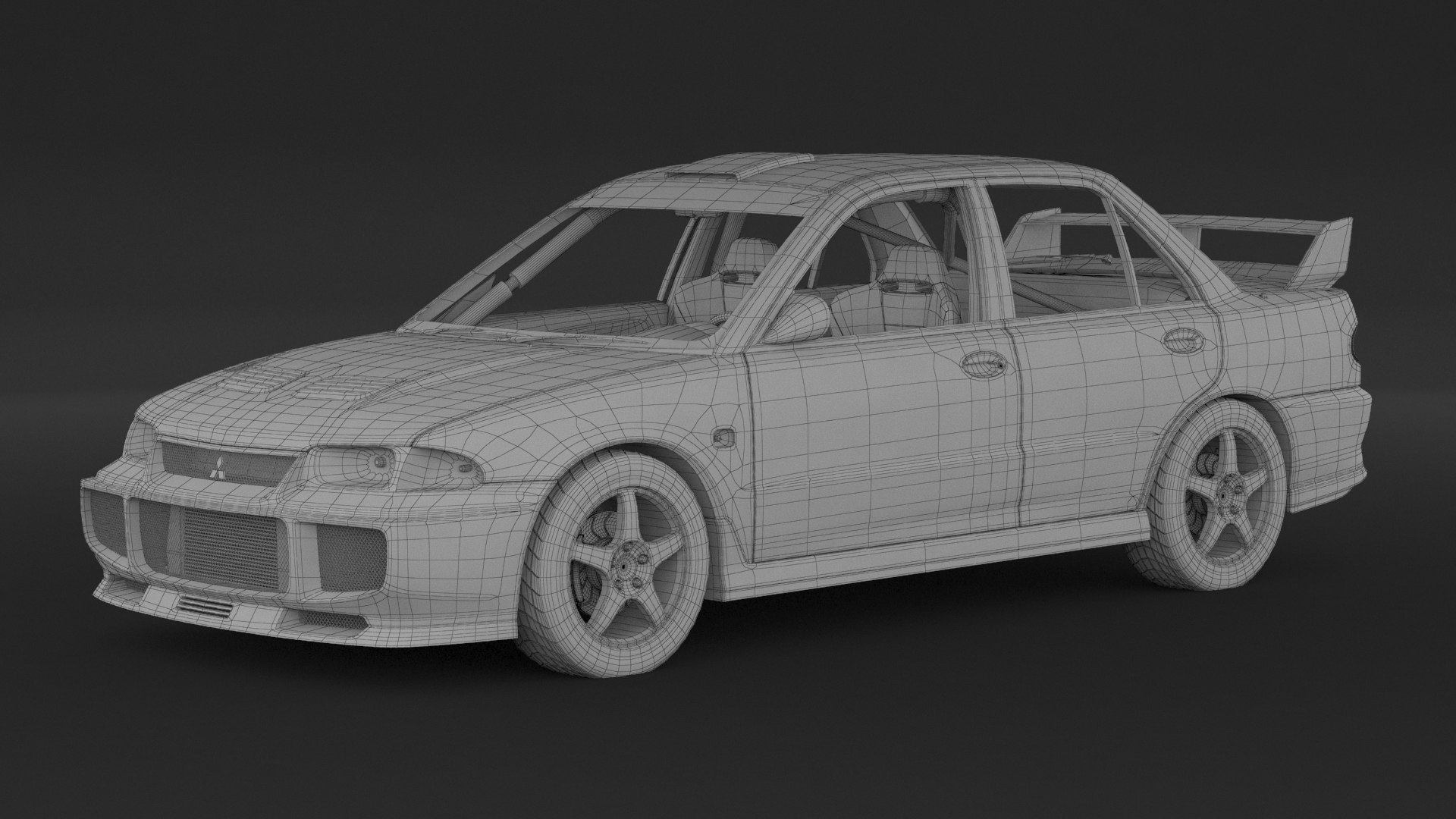 3D Mitsubishi Evolution Evo Model - TurboSquid 1283555