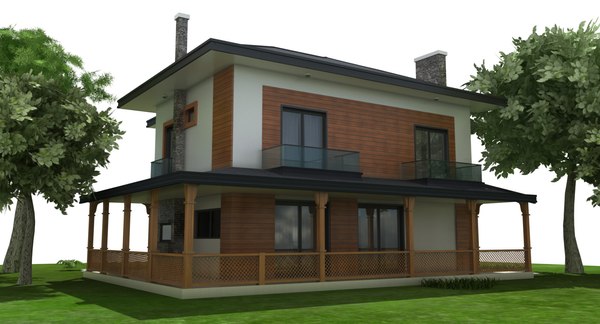 Villa 3 model - TurboSquid 1334115