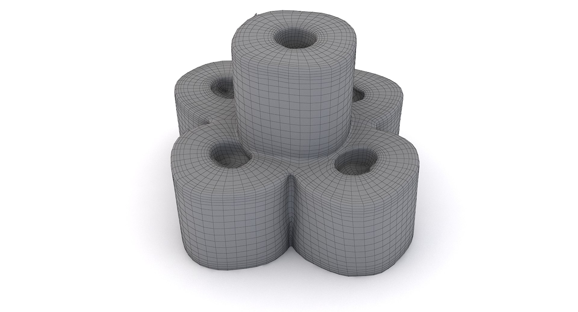 3D Toilet Paper Model - TurboSquid 1301631