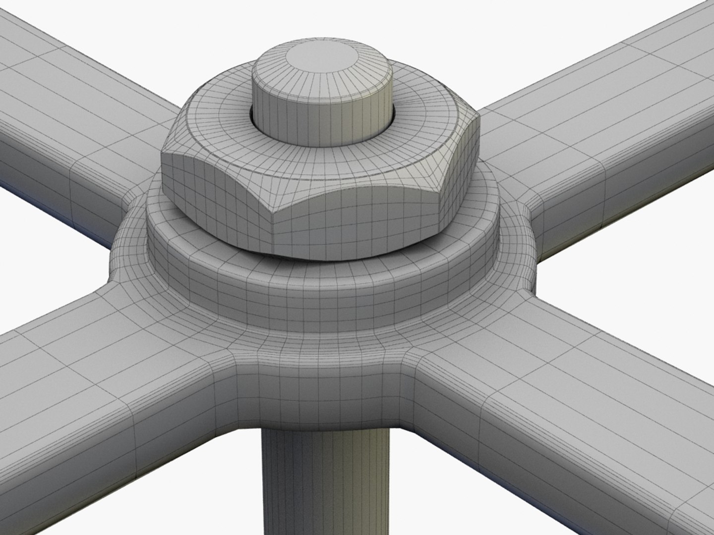 3d model valve modelled