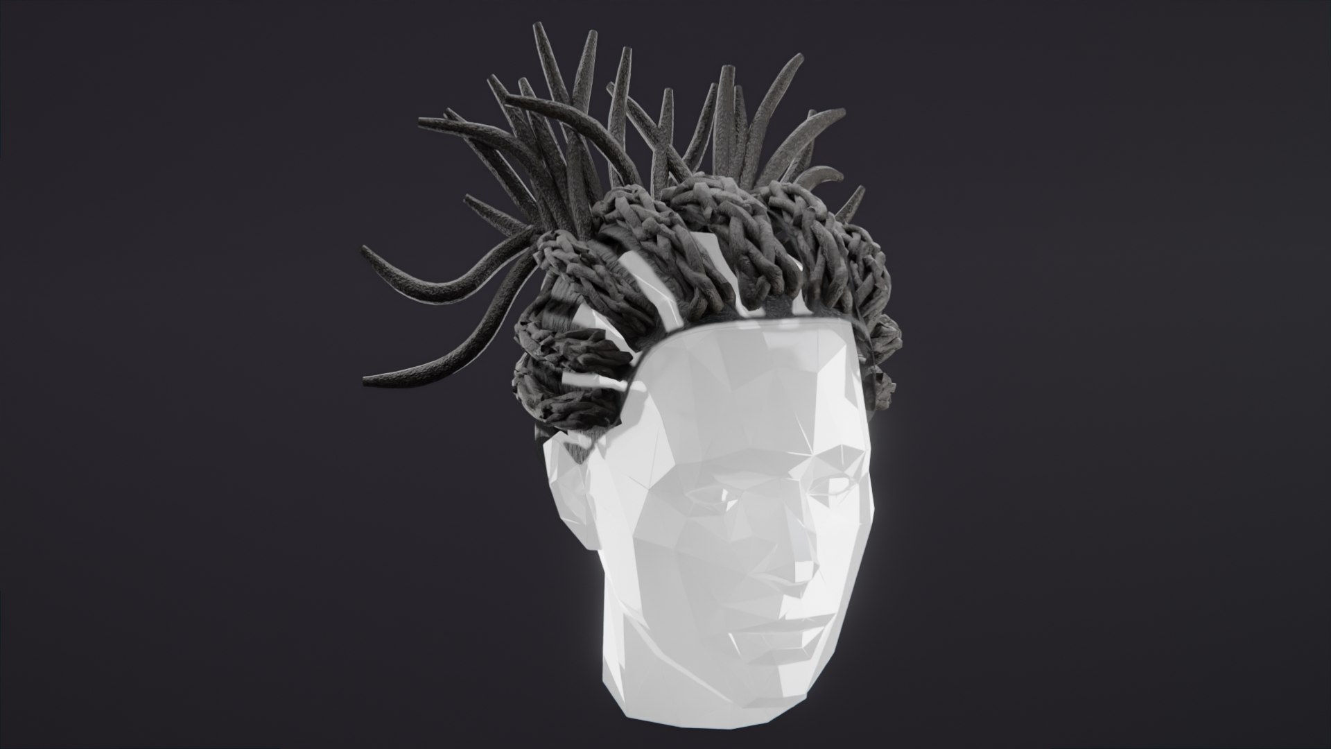 Lil Baby Inspired Hair 3D Model - TurboSquid 1898078