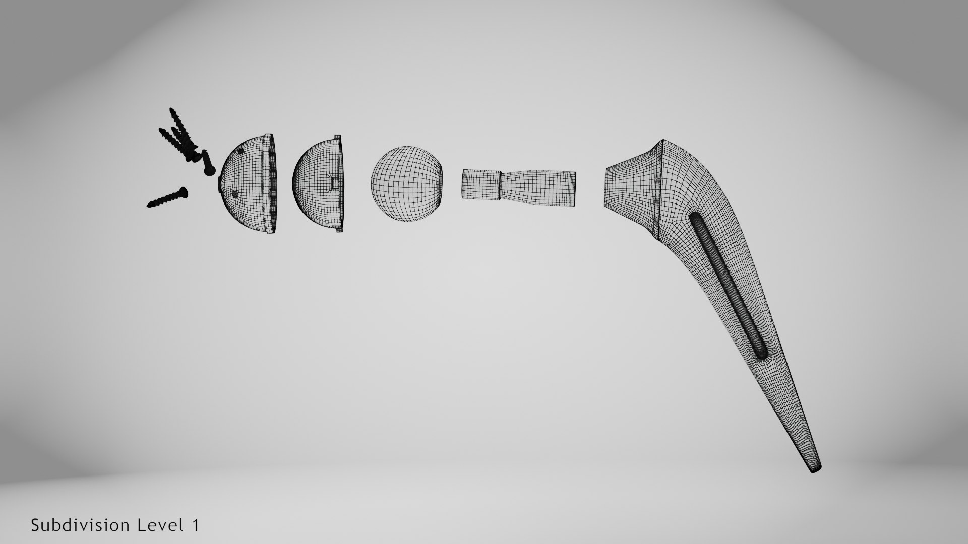 3D Hip Implant model - TurboSquid 2133106