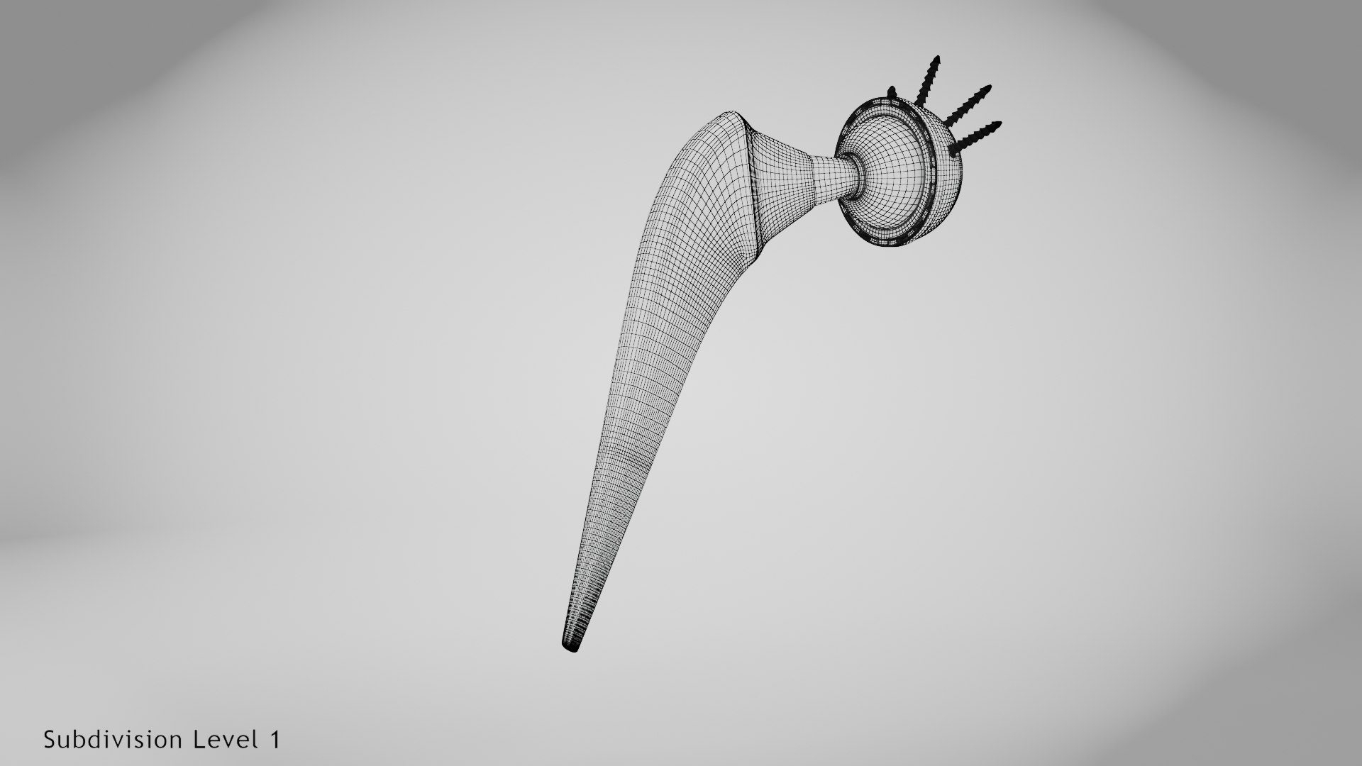 3D Hip Implant model - TurboSquid 2133106