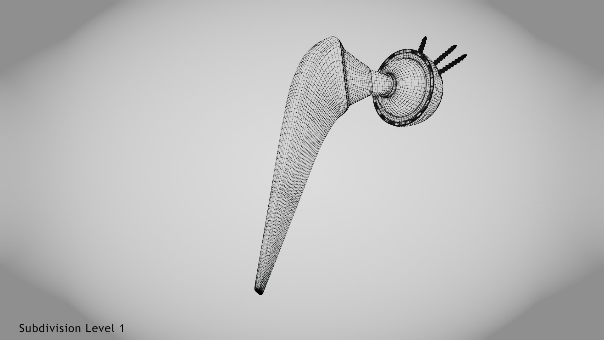 3D Hip Implant model - TurboSquid 2133106