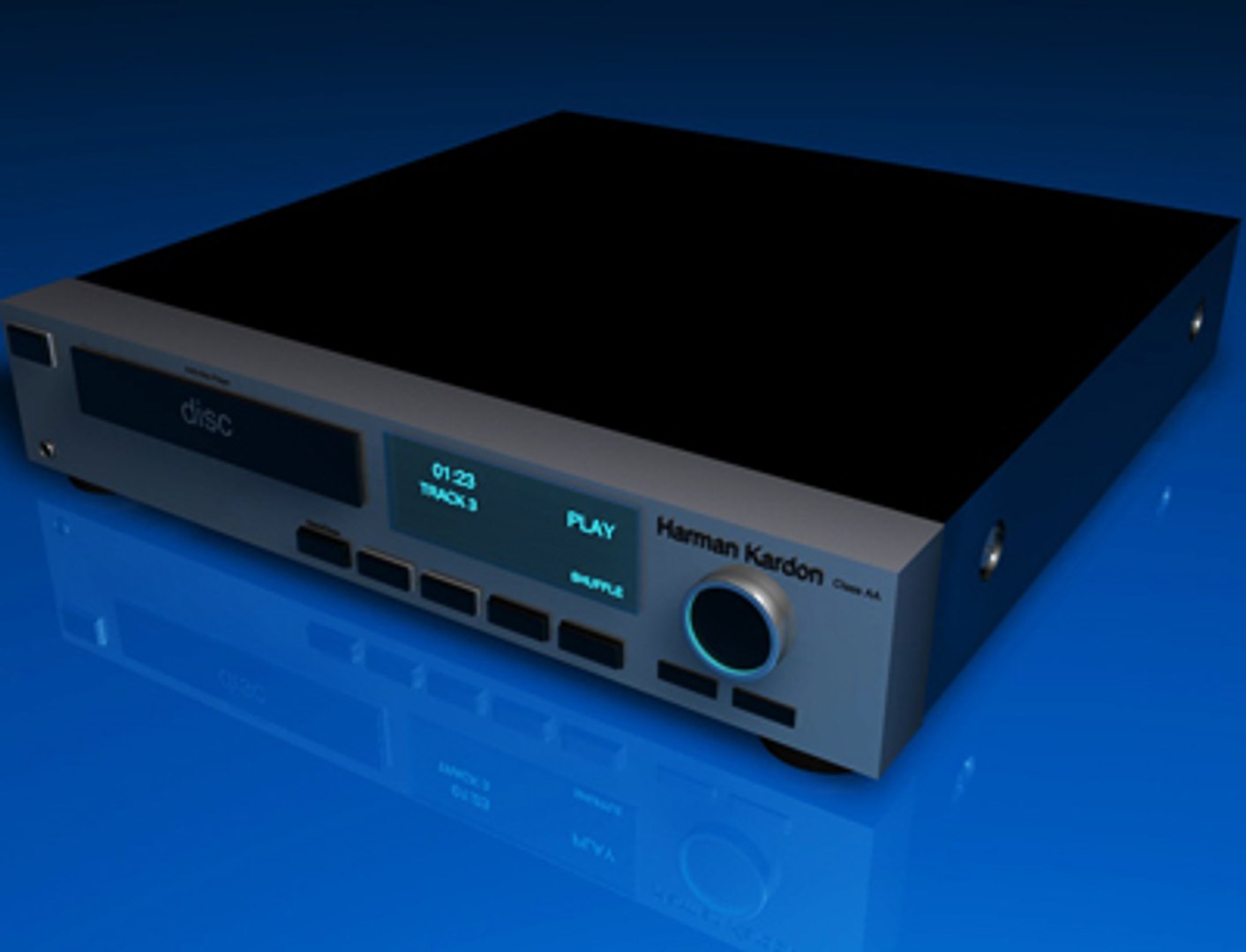 dvd player 3d model