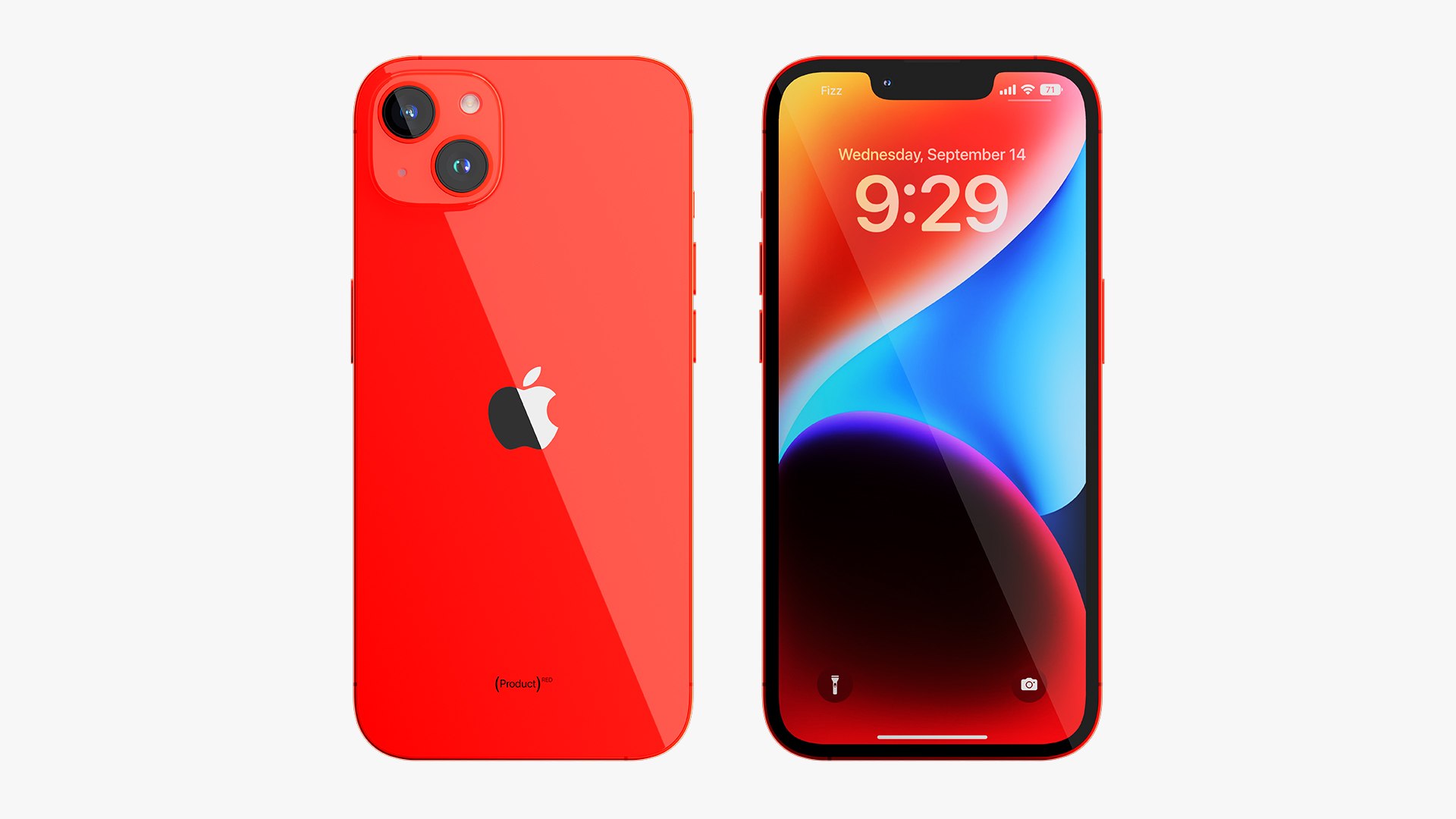 IPhone 14-14 Plus Red Model - TurboSquid 1990379