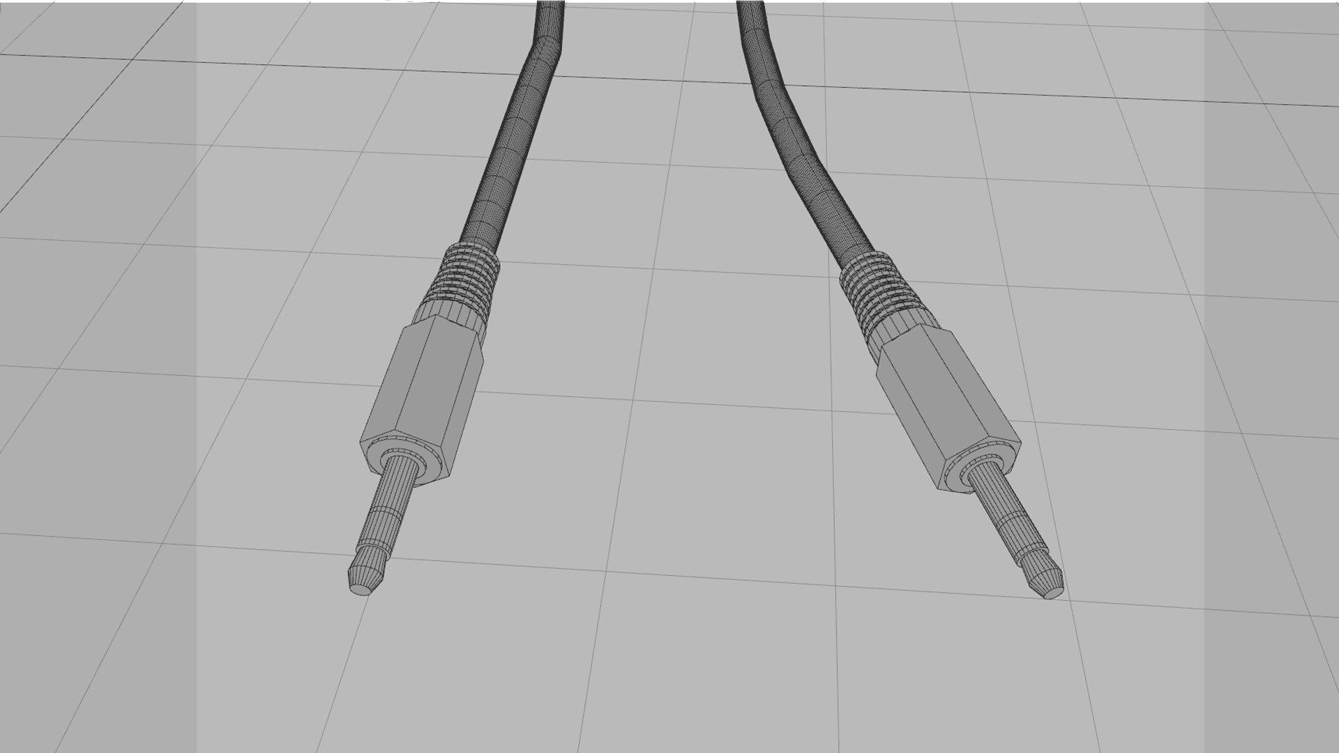 Cable Dynamic Spline 3d Model