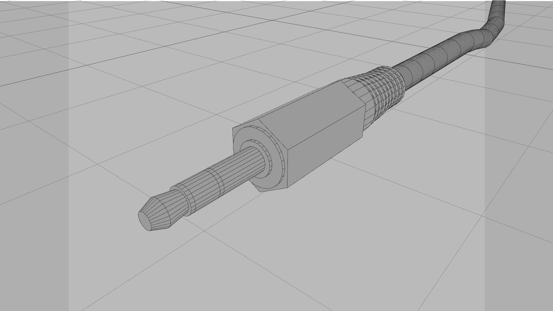 Cable Dynamic Spline 3d Model