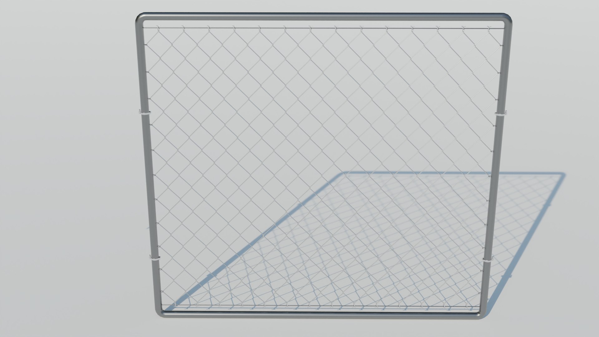 Chain Link Fence 3D Model - TurboSquid 1865441