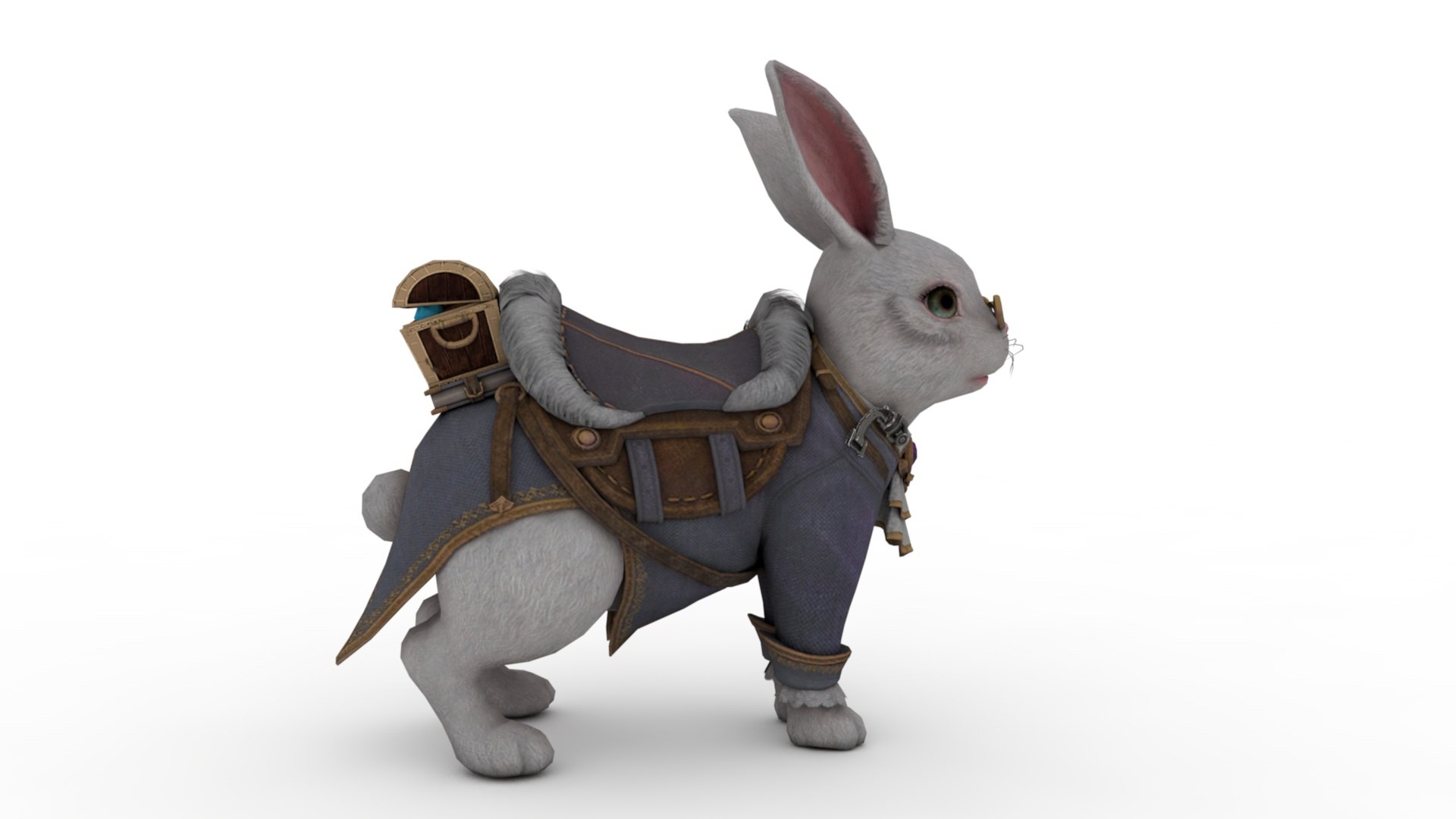 3D Model White Rabbit - TurboSquid 2289250