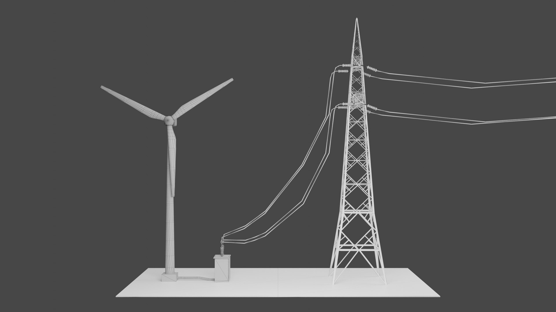 Wind Turbine Energy Animated 3D Model 3D Model - TurboSquid 2246625