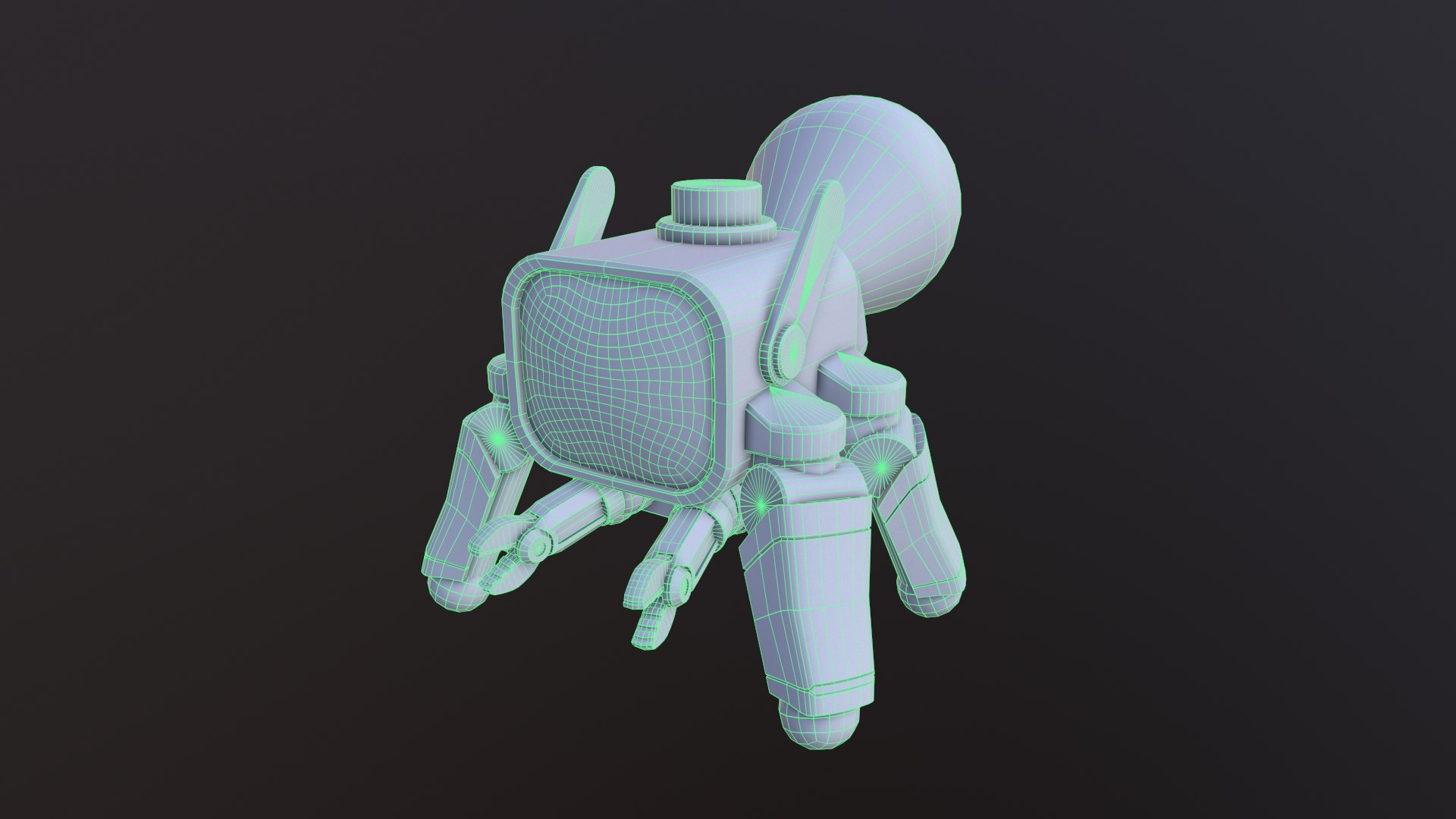 3D Model Cute Bot - TurboSquid 1592197