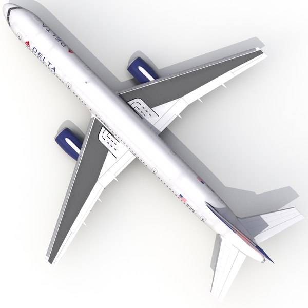 3d boeing 757-200 delta air lines