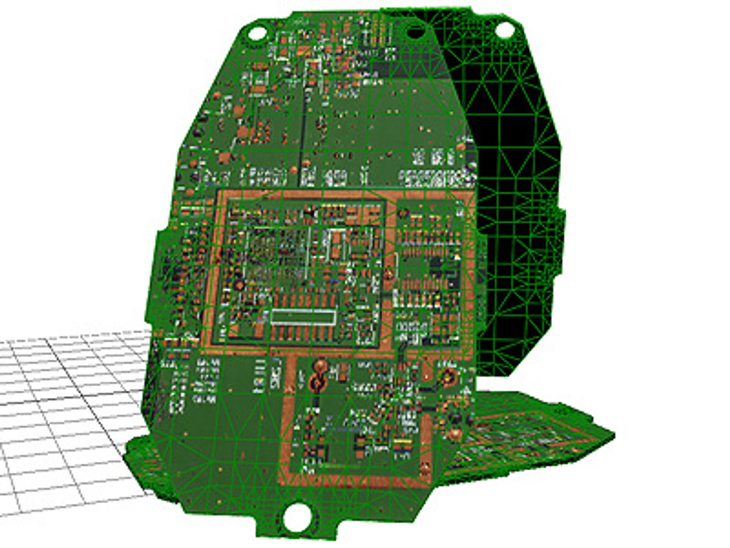 Generic Circuit Board 3d Model