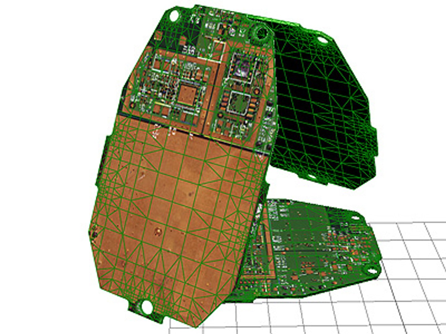 Generic Circuit Board 3d Model
