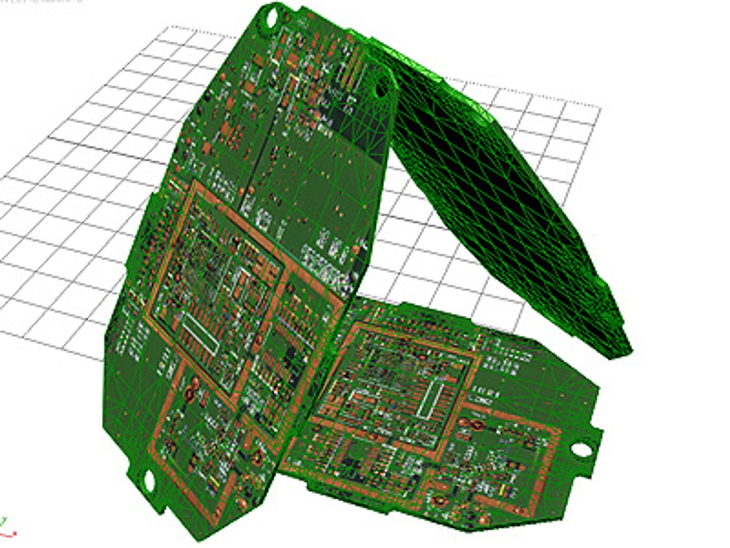 Generic Circuit Board 3d Model